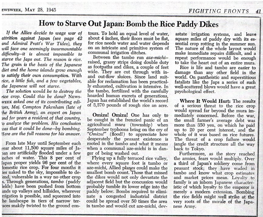 The Atomic Bomb and Japan